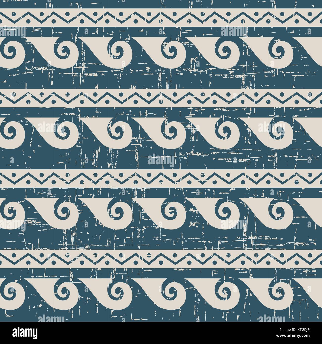 Seamless retro worn out background spiral round wave geometry Stock ...