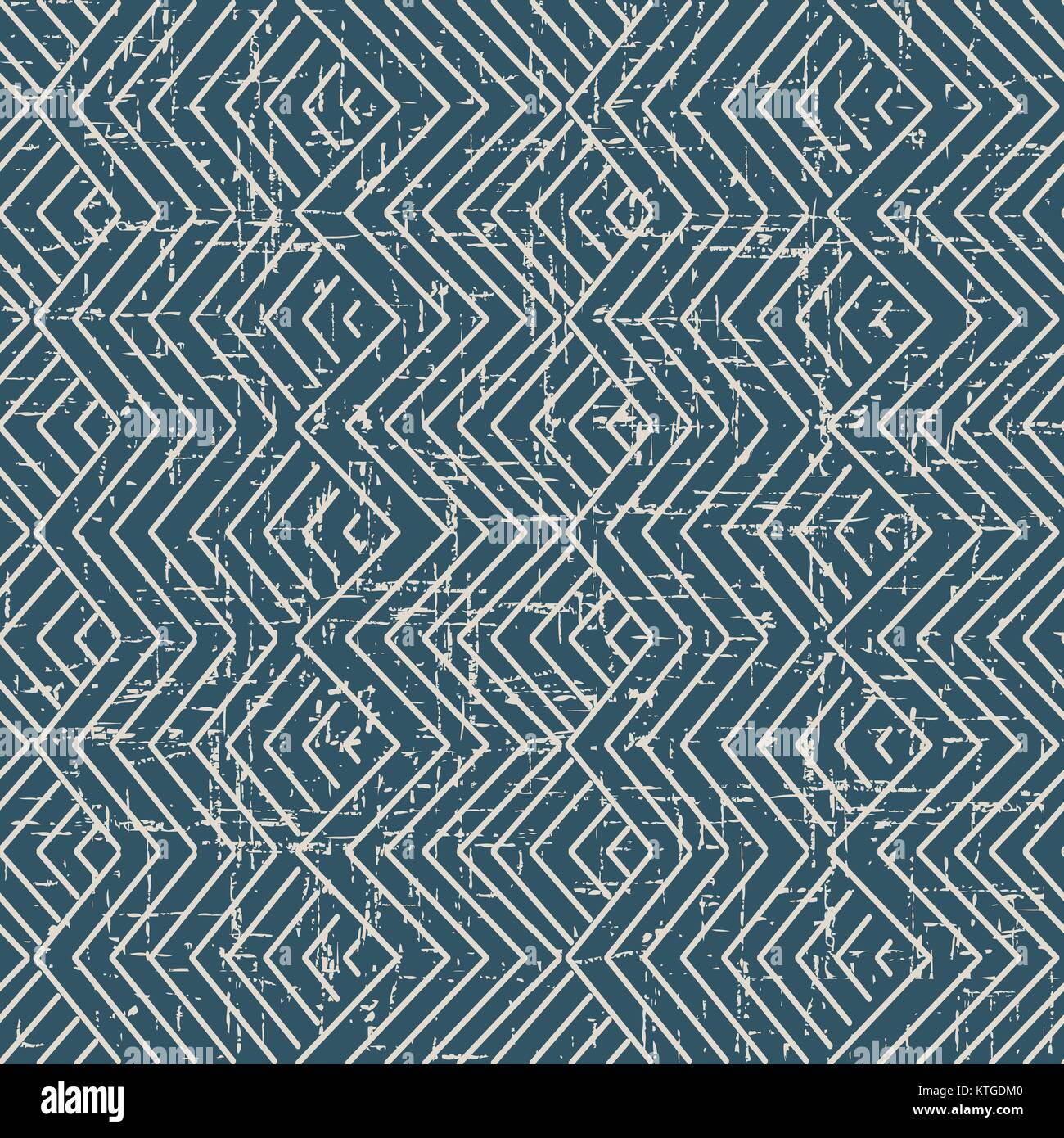 Antique Seamless retro worn out background oriental geometry check ...