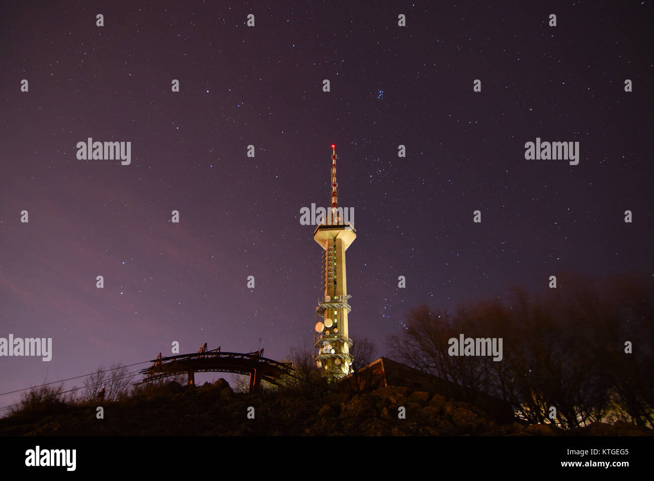 Kopitoto tower Sofia Bulgaria Stock Photo - Alamy