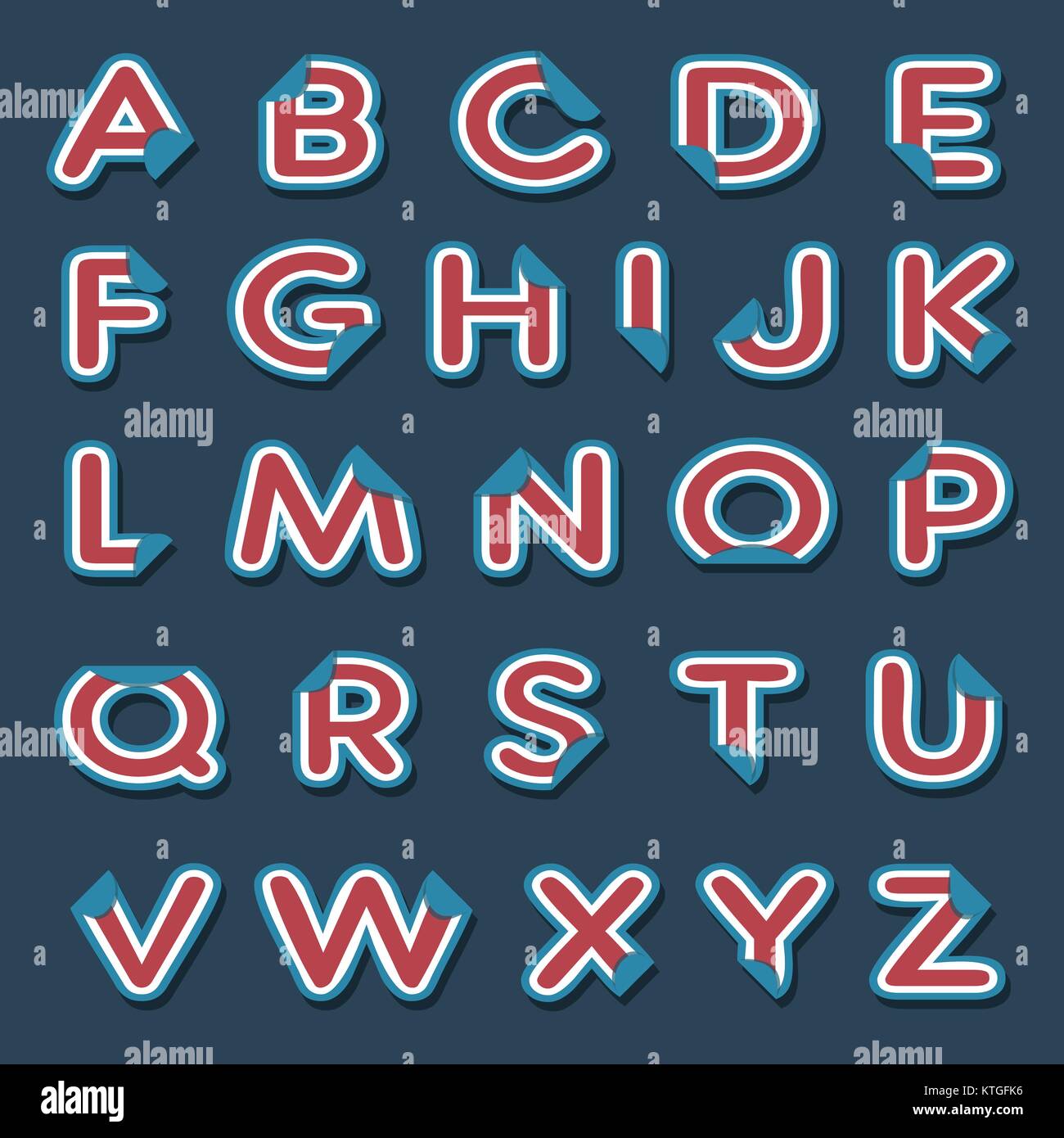 Corner letters Stock Vector Images - Alamy