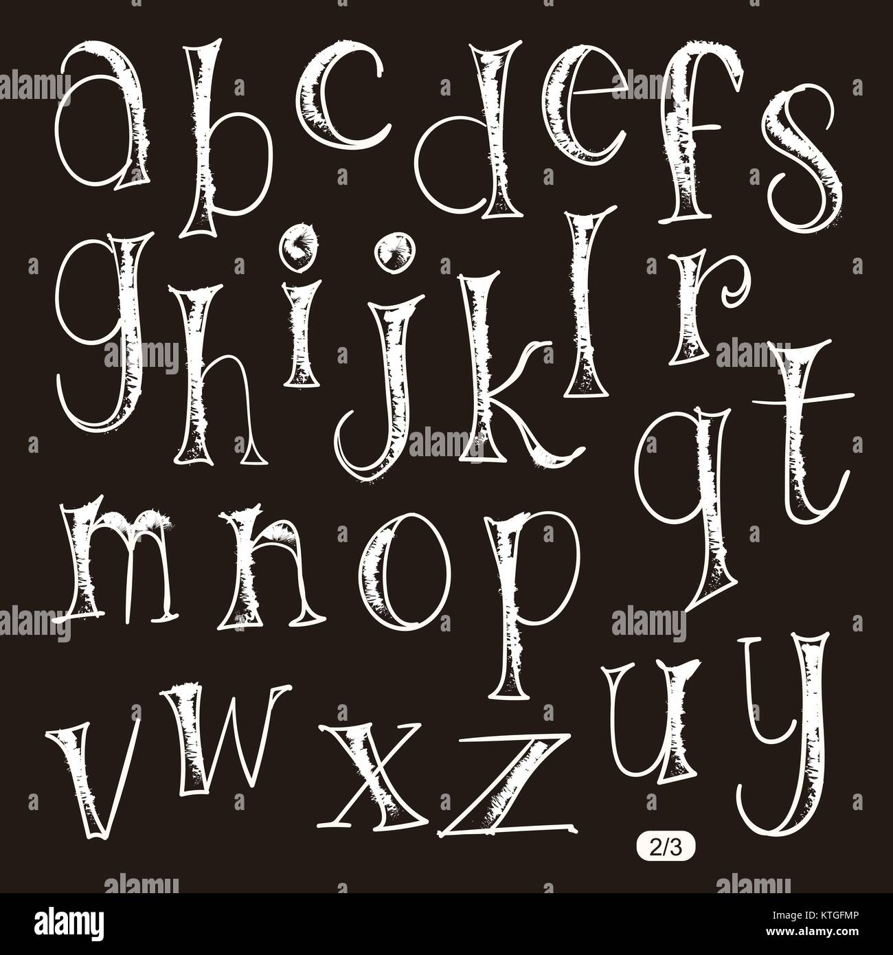 Lower case letters Stock Vector Images - Alamy