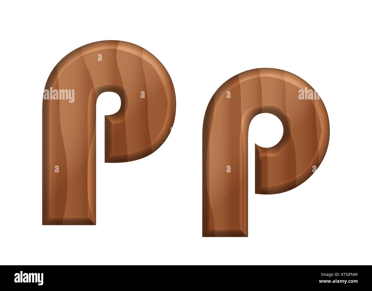 Nature wooden texture font upper case and lower case alphabet Stock ...