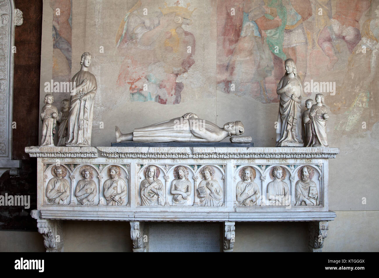 Pisa - Camposanto - Cemetery was constructed in 1278 to house the ...