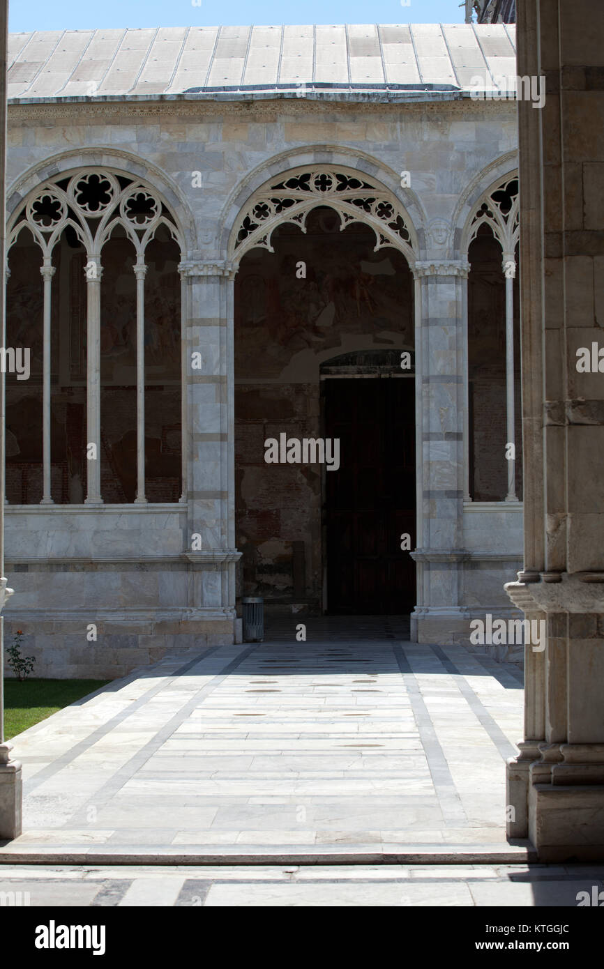 Pisa - Camposanto - Cemetery was constructed in 1278 to house the ...