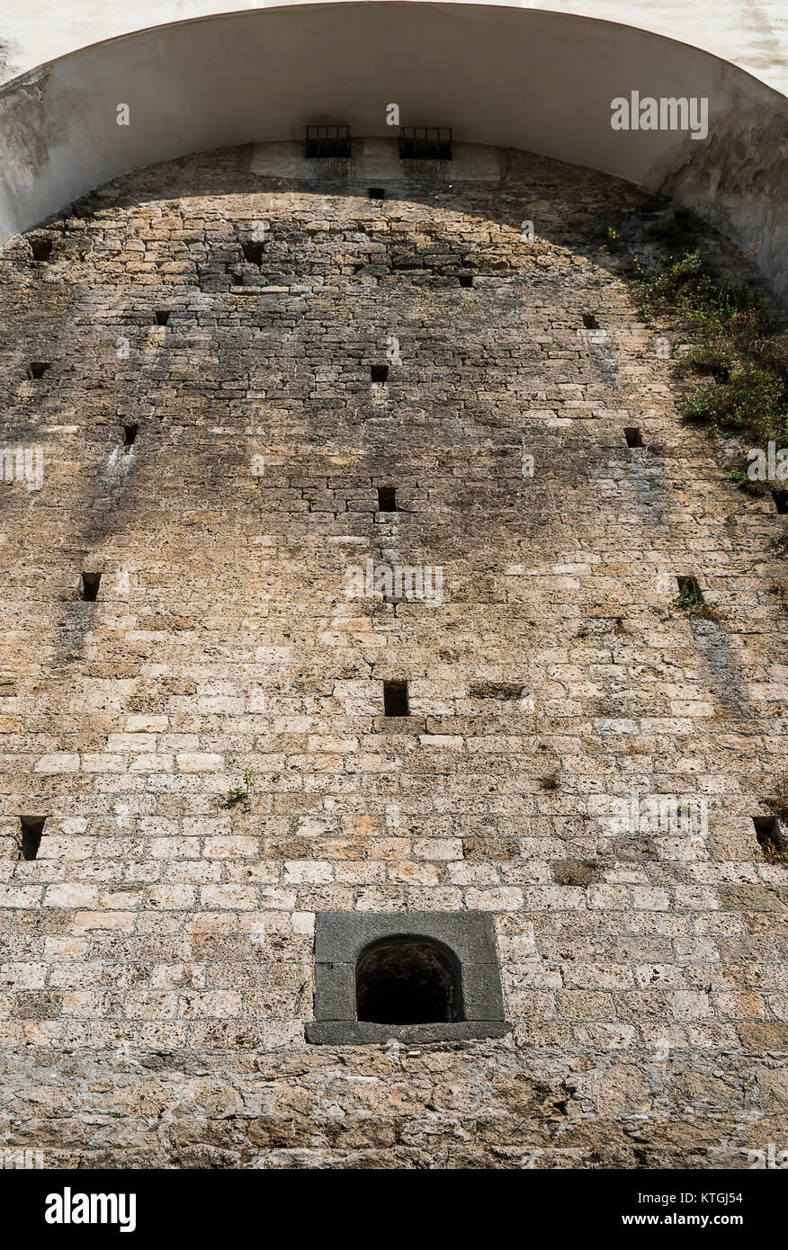 Old Stone Castle Wall Background Stock Photo - Alamy