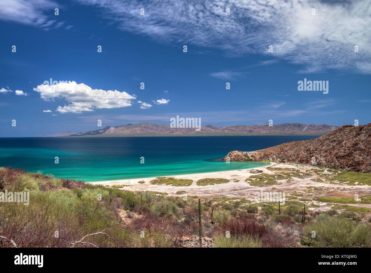 landscapes of bahia concepcion baja california sur mexico Stock Photo ...