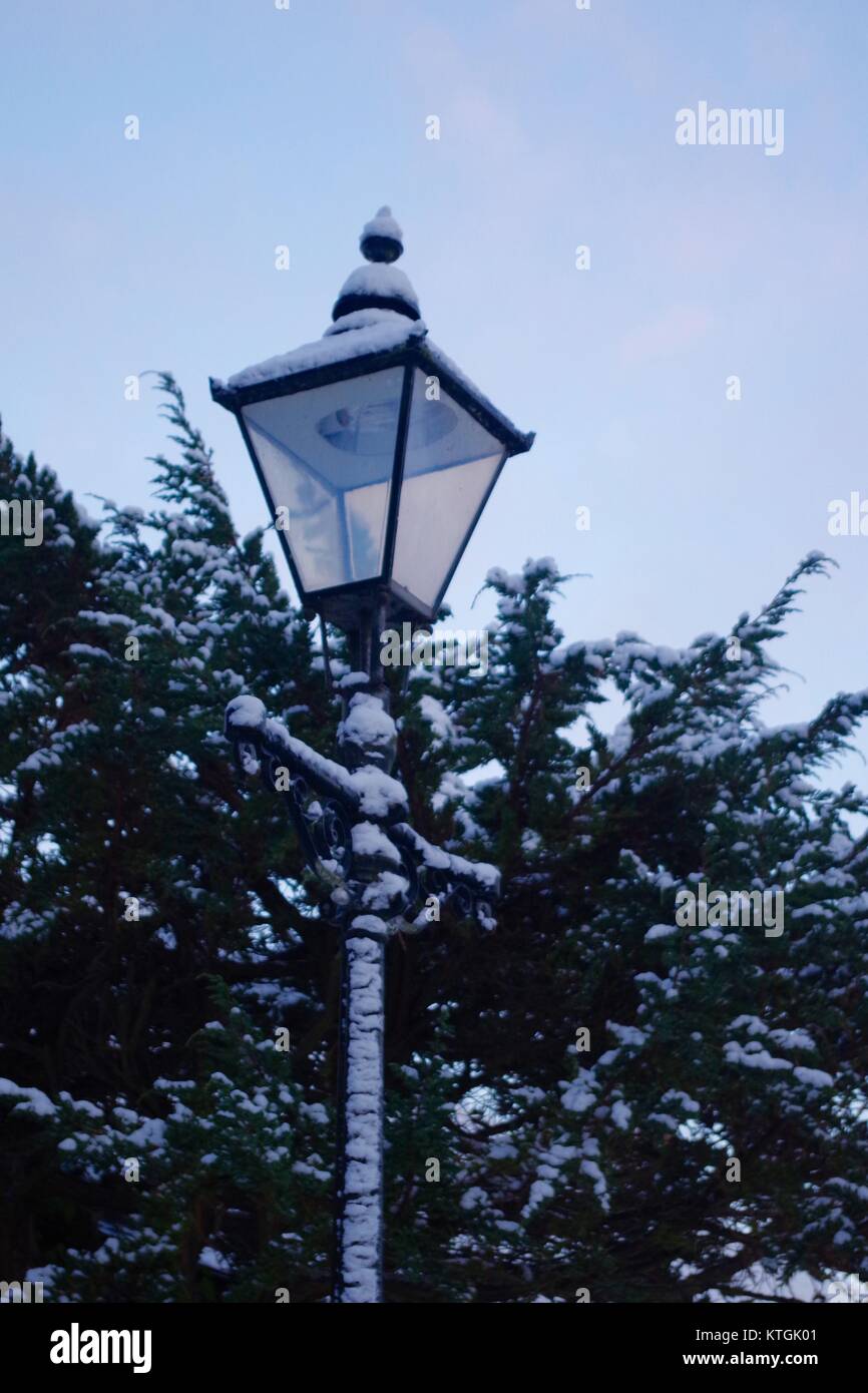 Lamp Post Snow High Resolution Stock Photography and Images - Alamy