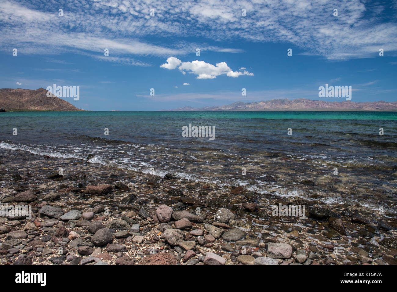 landscapes of bahia concepcion baja california sur mexico Stock Photo ...