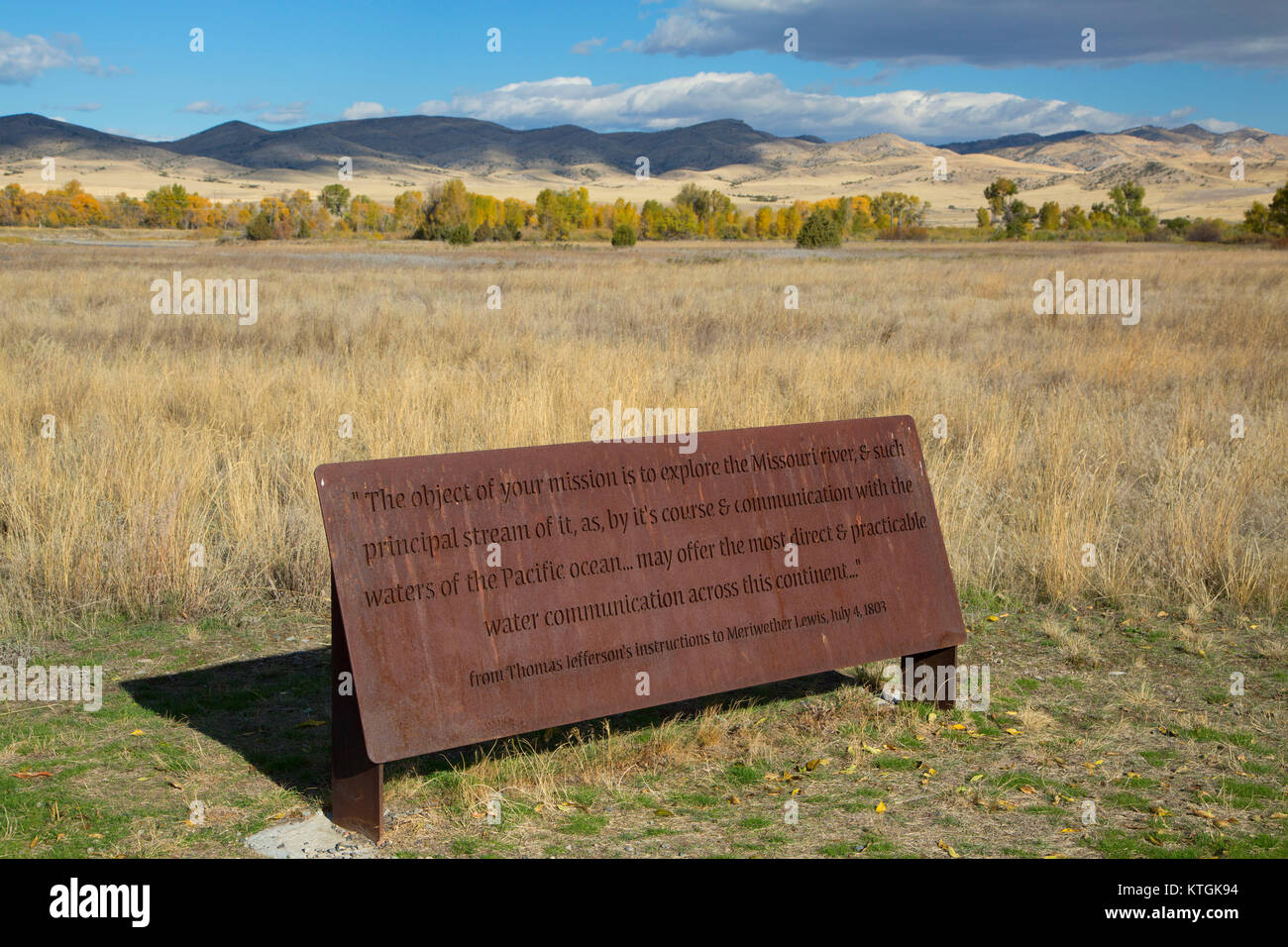Missouri River confluence, Missouri Headwaters State Park, Montana ...