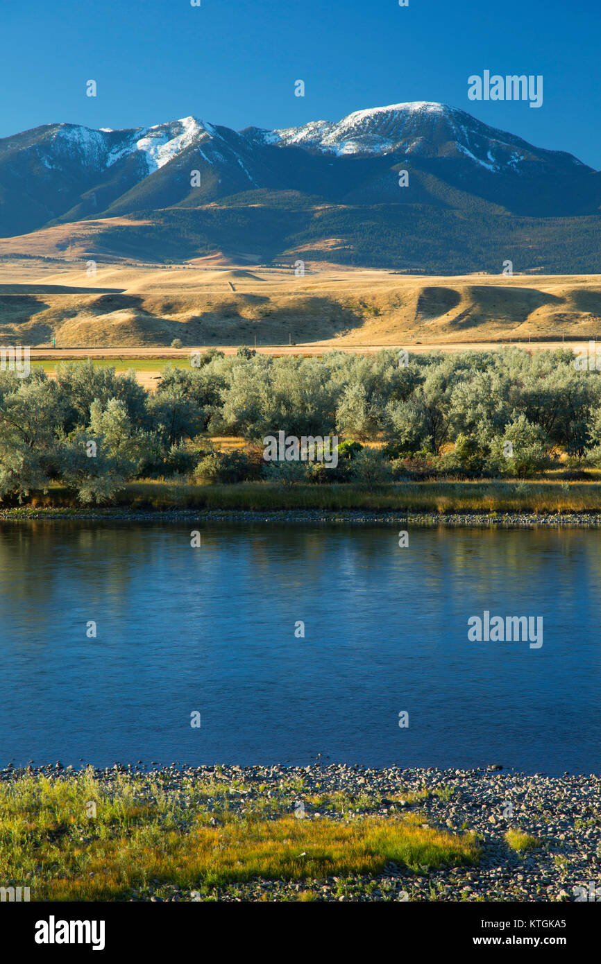 Yellowstone River, Springdale Fishing Access Site, Park County, Montana ...