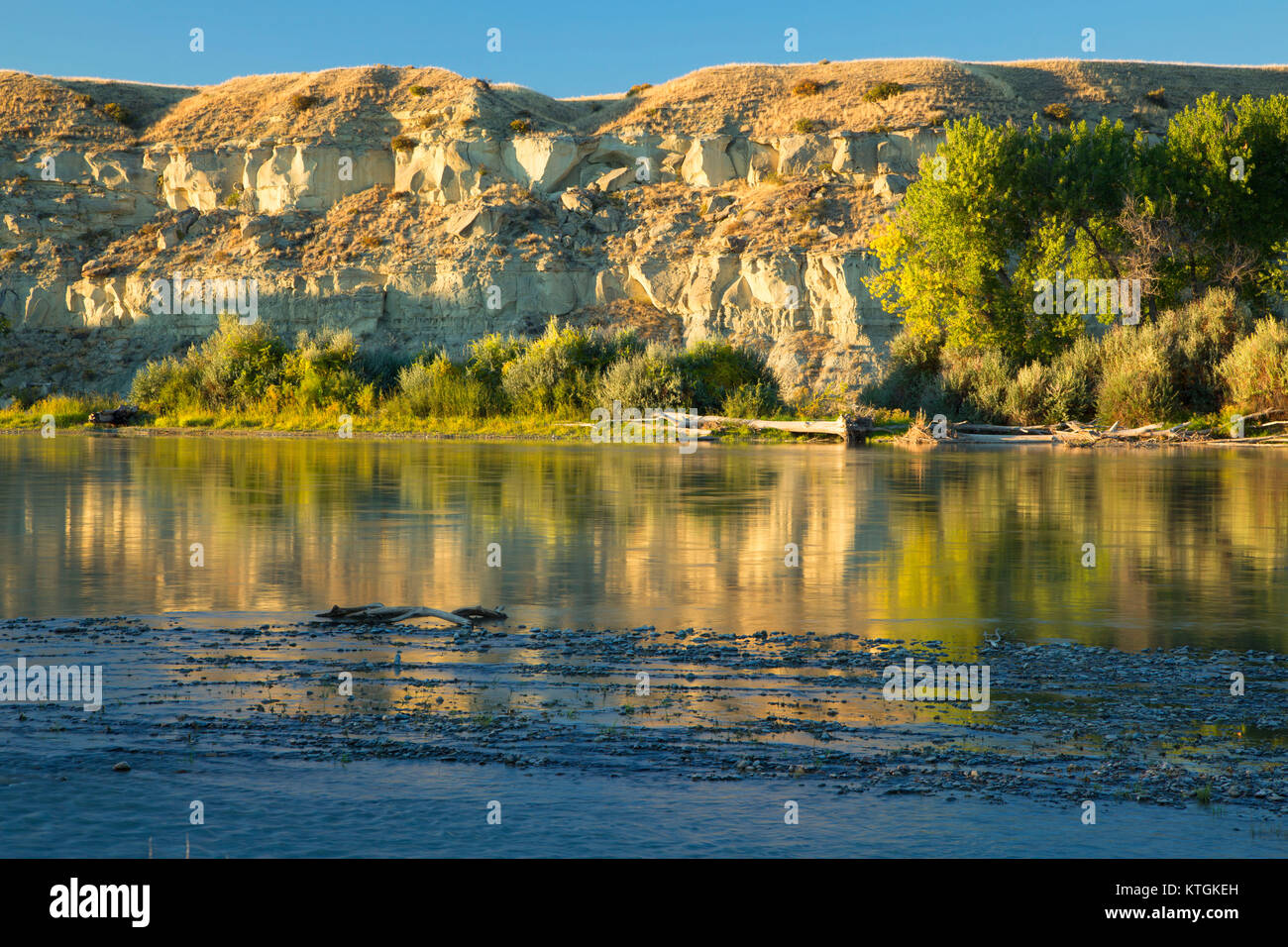 Yellowstone River, Captain Clark Fishing Access Site, Yellowstone ...