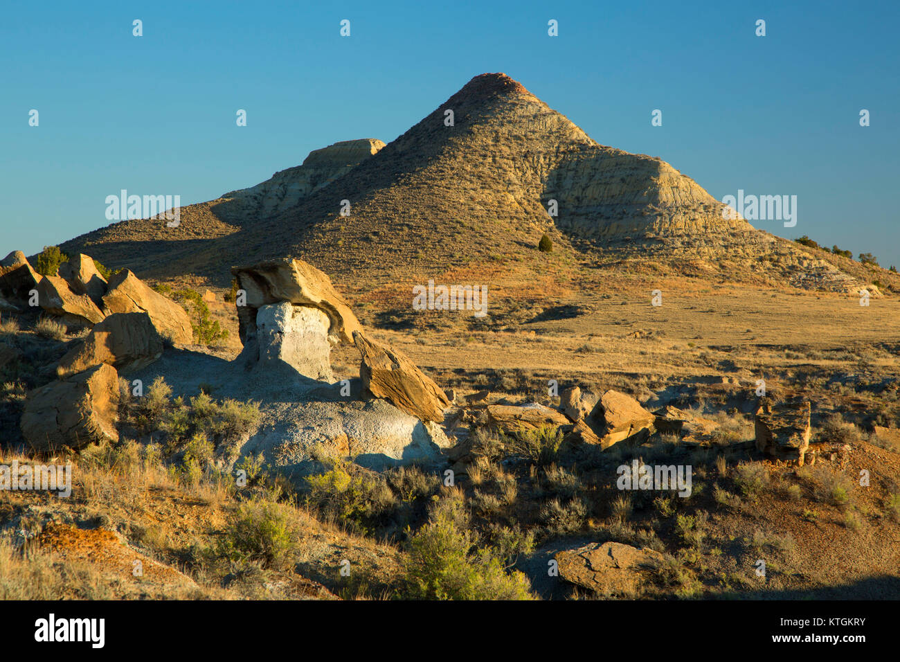Terry Badlands, Terry Badlands Wilderness Study Area, Montana Stock ...