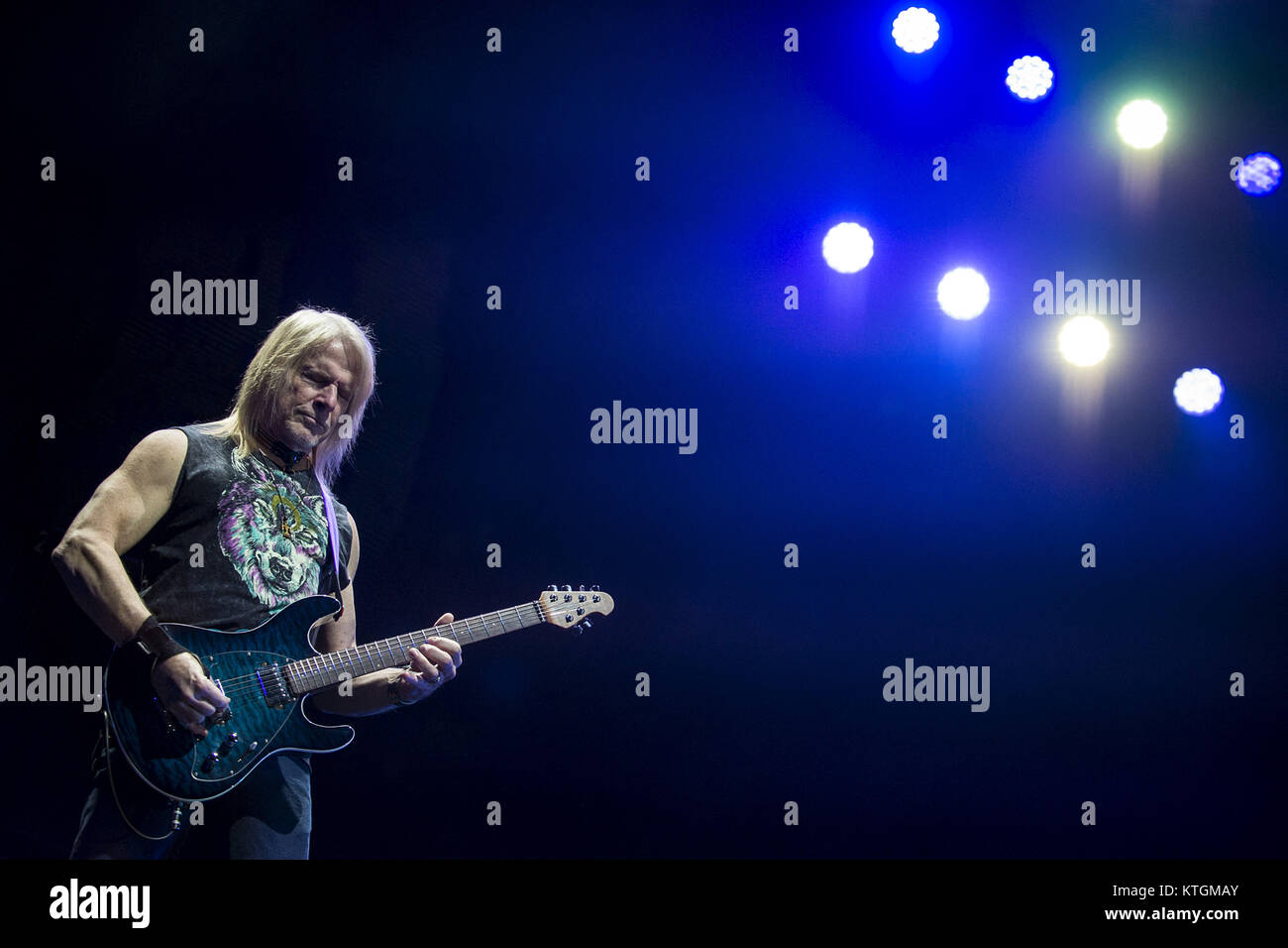 Deep Purple perform at the O2 Arena Featuring: Steve Morse Where ...
