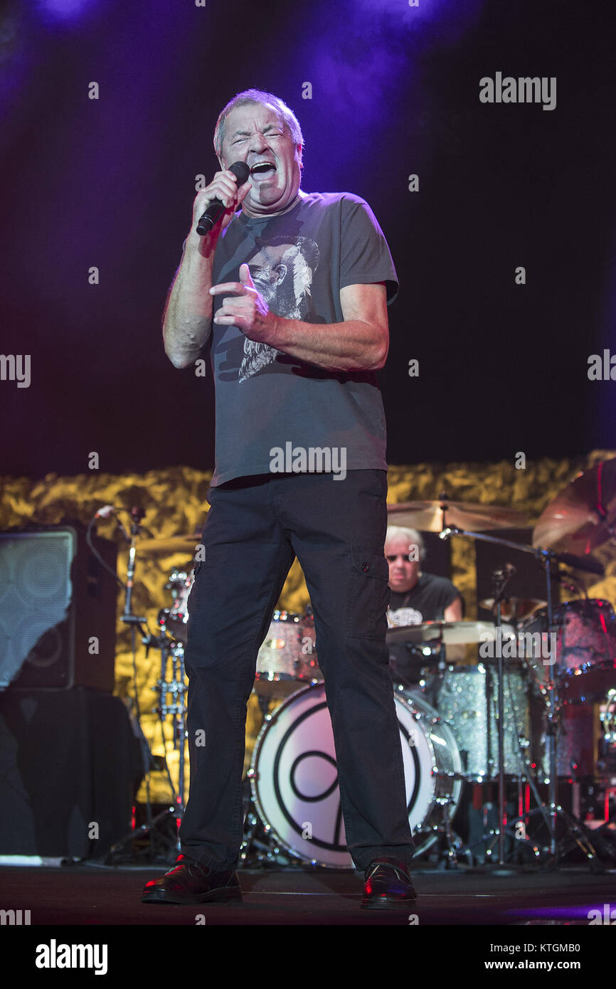 Deep Purple perform at the O2 Arena Featuring: Ian Gillan Where: London ...