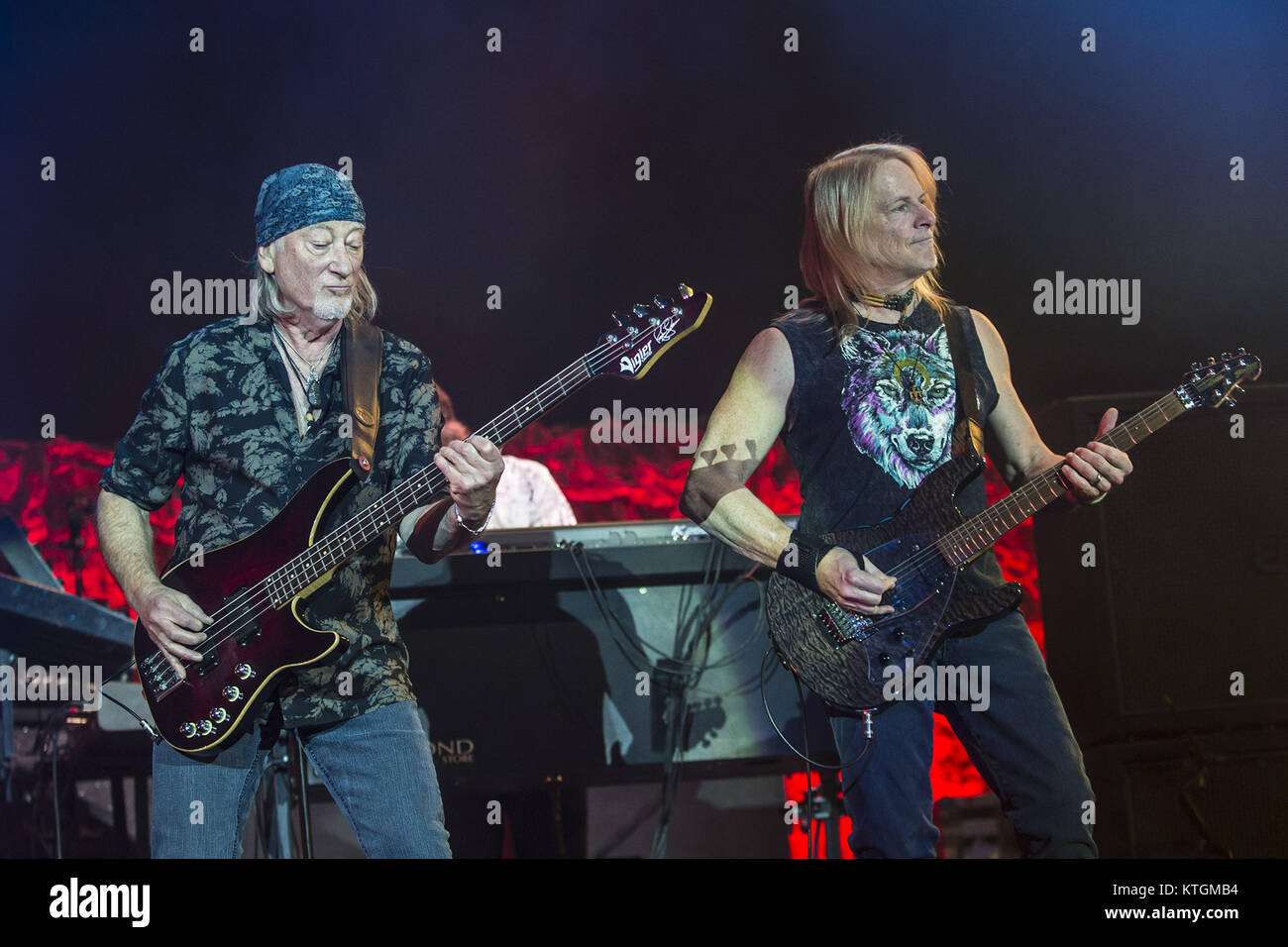 Deep Purple perform at the O2 Arena Featuring: Roger Glover, Steve ...