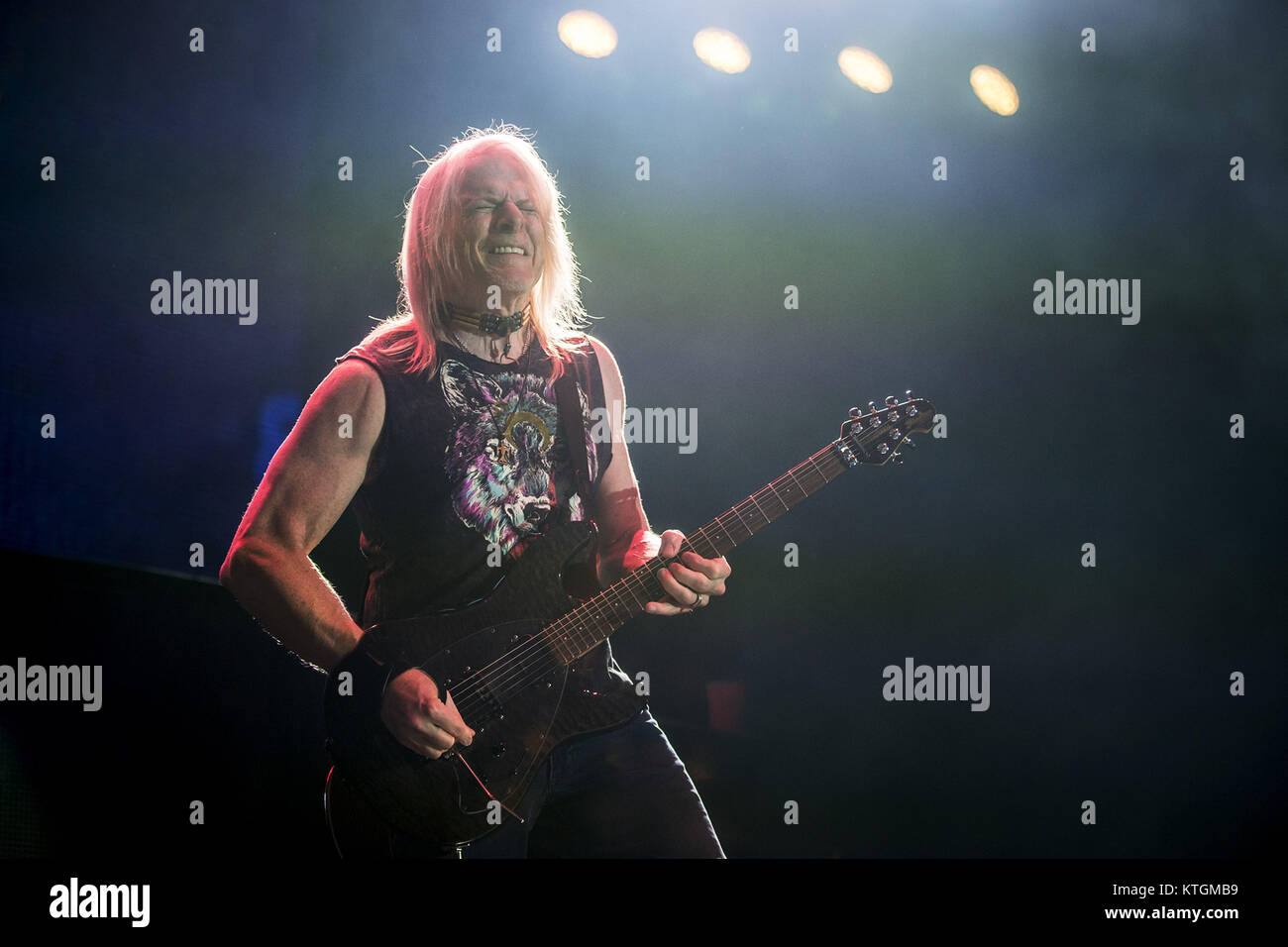 Deep Purple perform at the O2 Arena Featuring: Steve Morse Where ...
