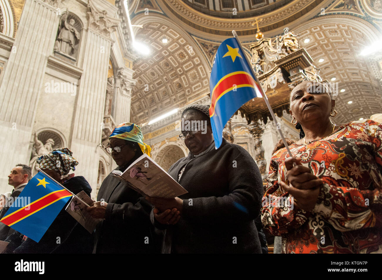 The African nuns attend at interreligious prayer for peace in Congo and ...