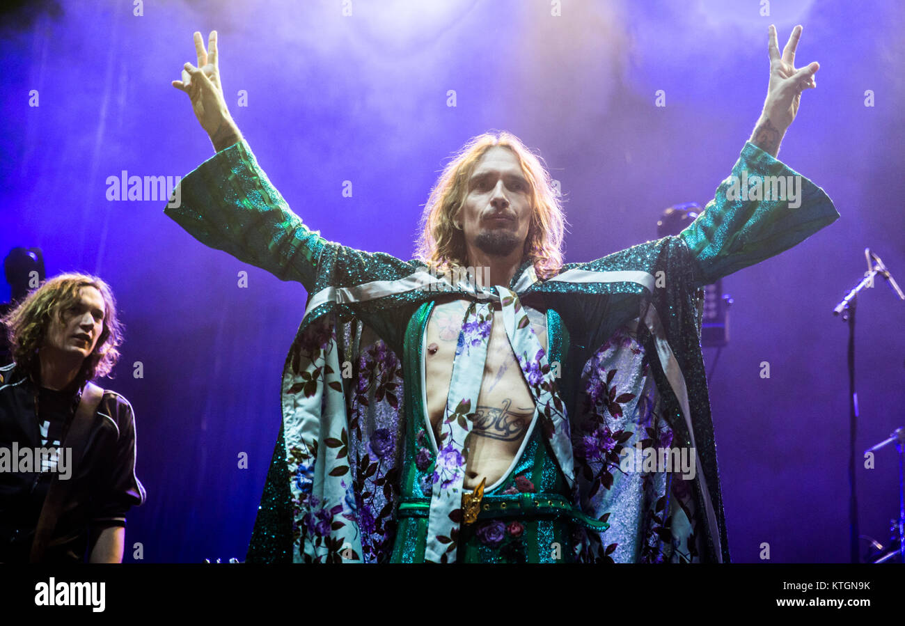 The Darkness performing live on stage at the O2 Guildhall Southampton ...