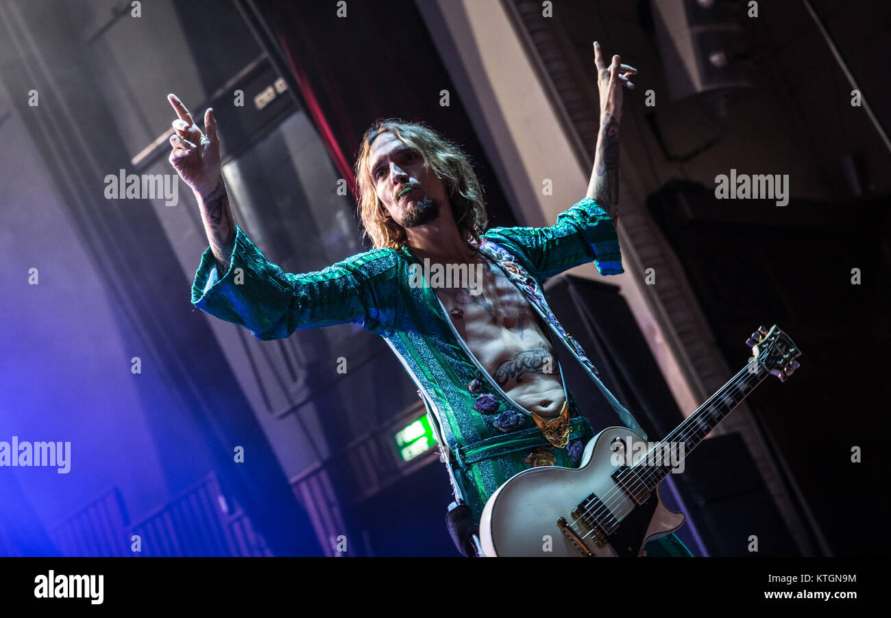 The Darkness performing live on stage at the O2 Guildhall Southampton ...