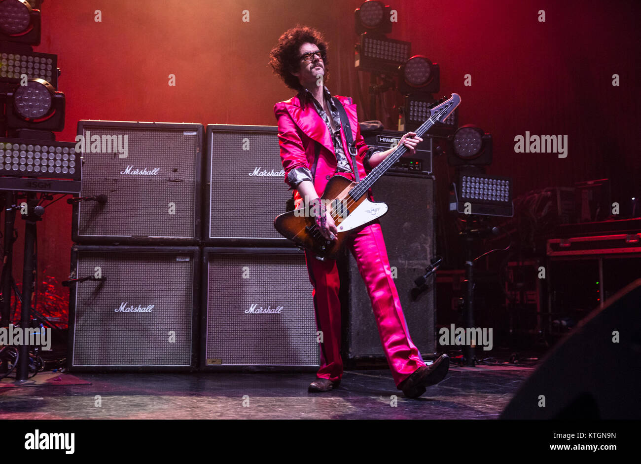 The Darkness performing live on stage at the O2 Guildhall Southampton ...