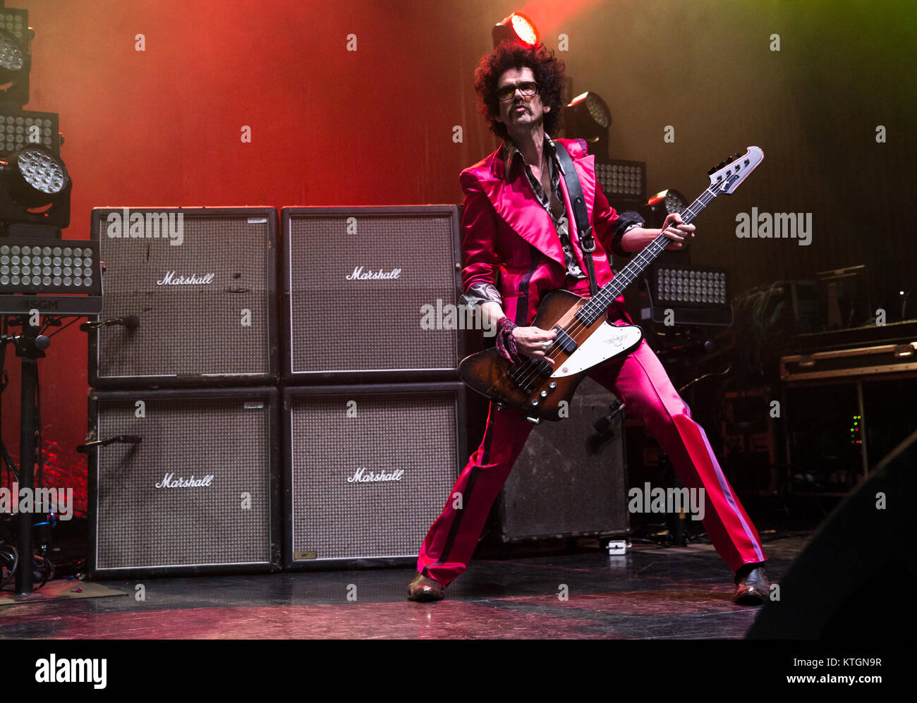 The Darkness performing live on stage at the O2 Guildhall Southampton ...
