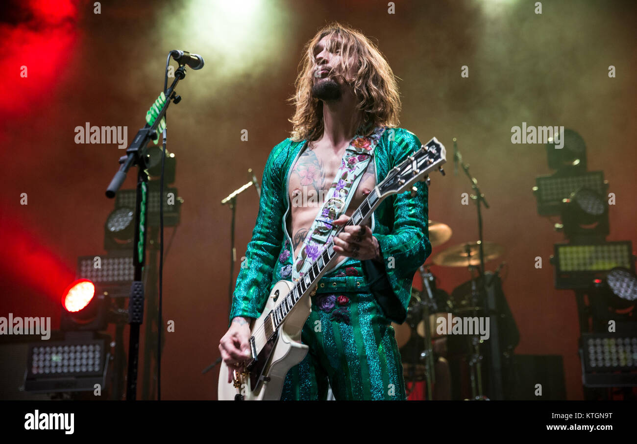 The Darkness performing live on stage at the O2 Guildhall Southampton ...