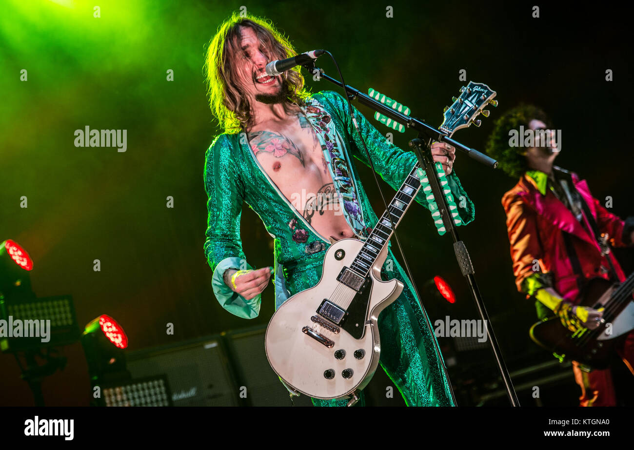 The Darkness performing live on stage at the O2 Guildhall Southampton ...