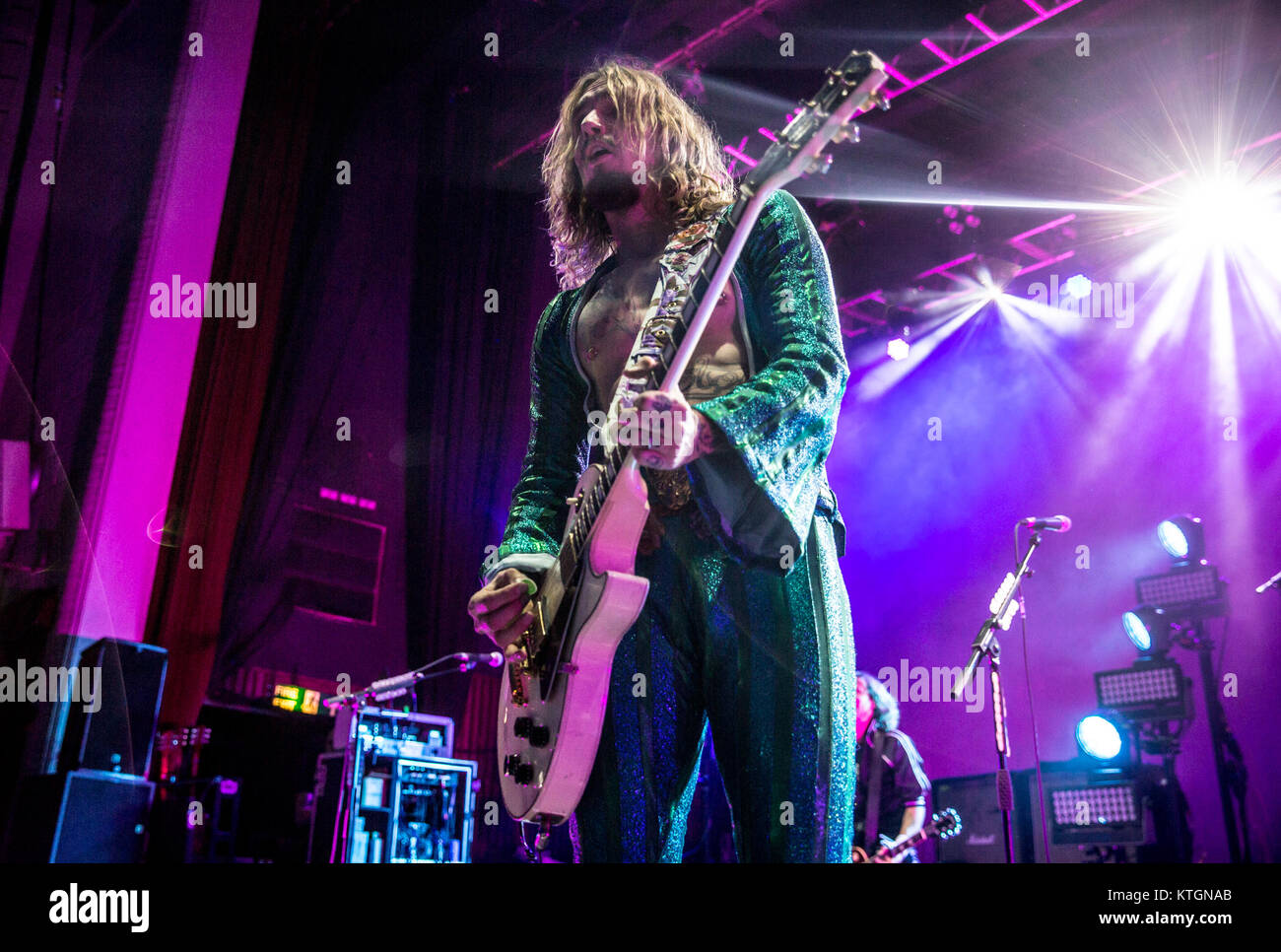 The Darkness performing live on stage at the O2 Guildhall Southampton ...