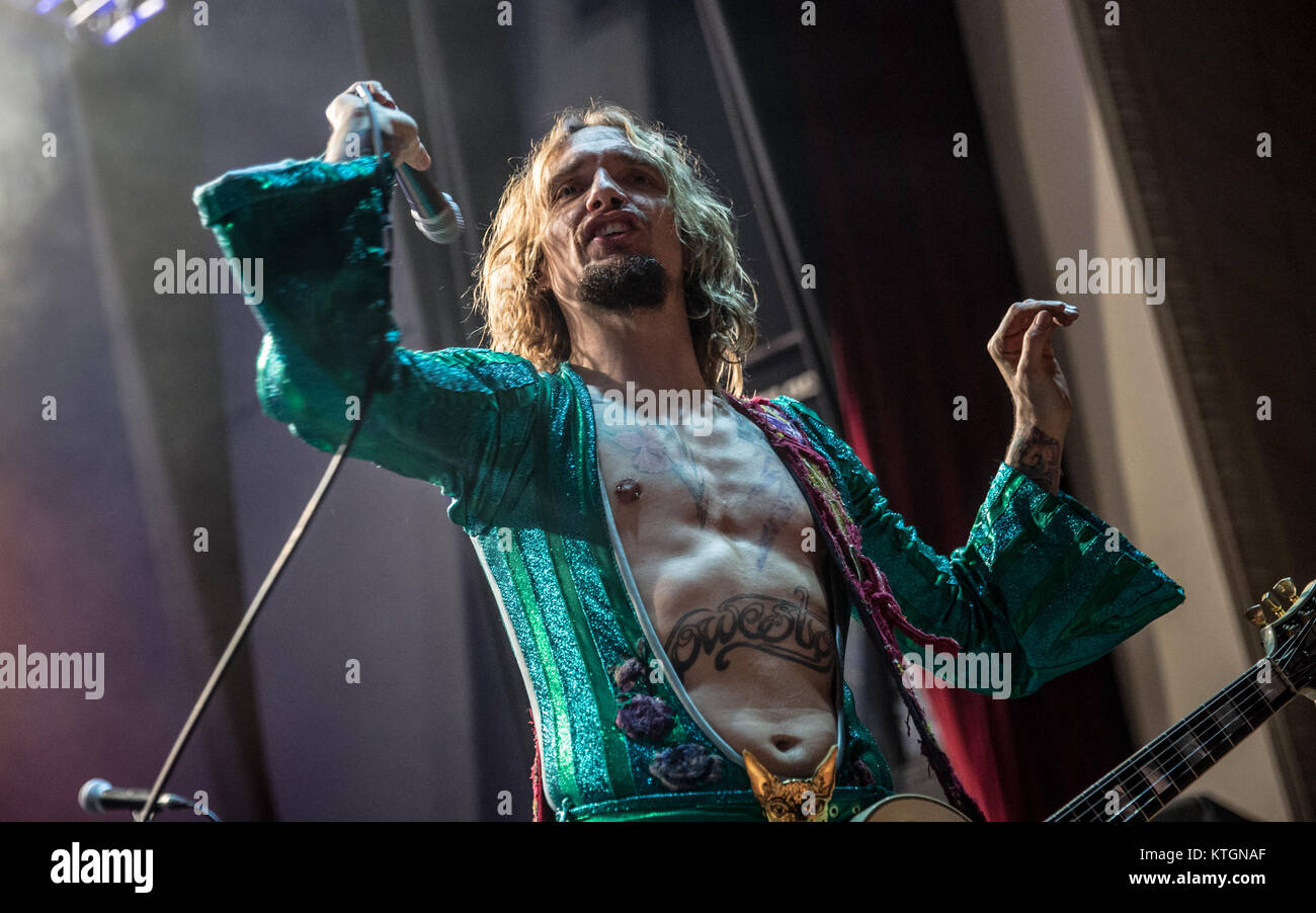 The Darkness performing live on stage at the O2 Guildhall Southampton ...
