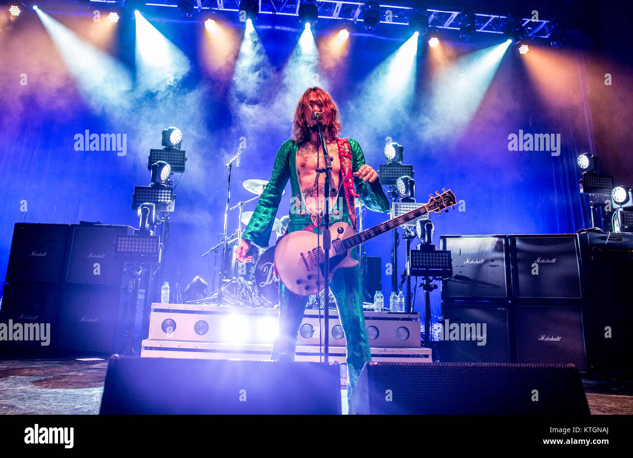 The Darkness performing live on stage at the O2 Guildhall Southampton ...