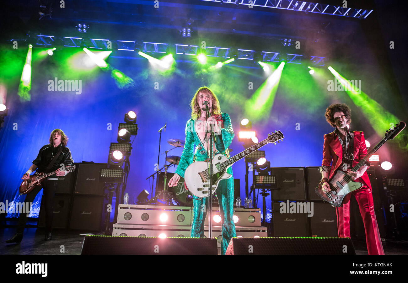 The Darkness performing live on stage at the O2 Guildhall Southampton ...