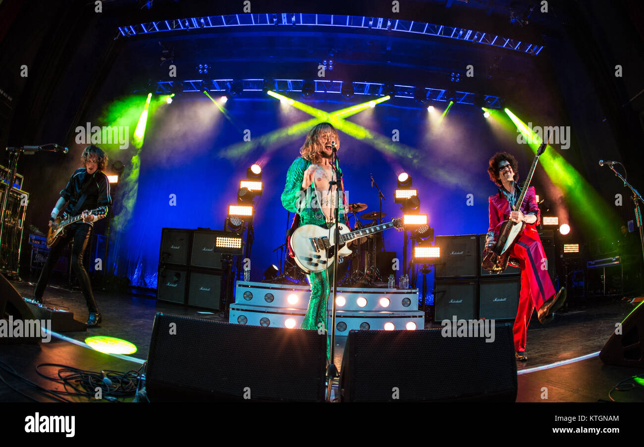 The Darkness performing live on stage at the O2 Guildhall Southampton ...