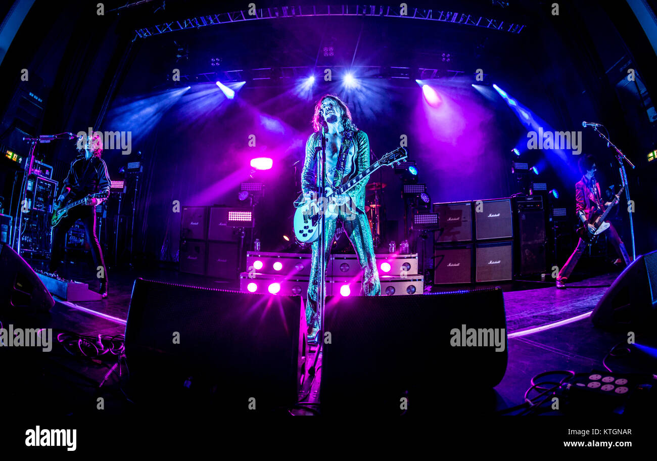 The Darkness performing live on stage at the O2 Guildhall Southampton ...
