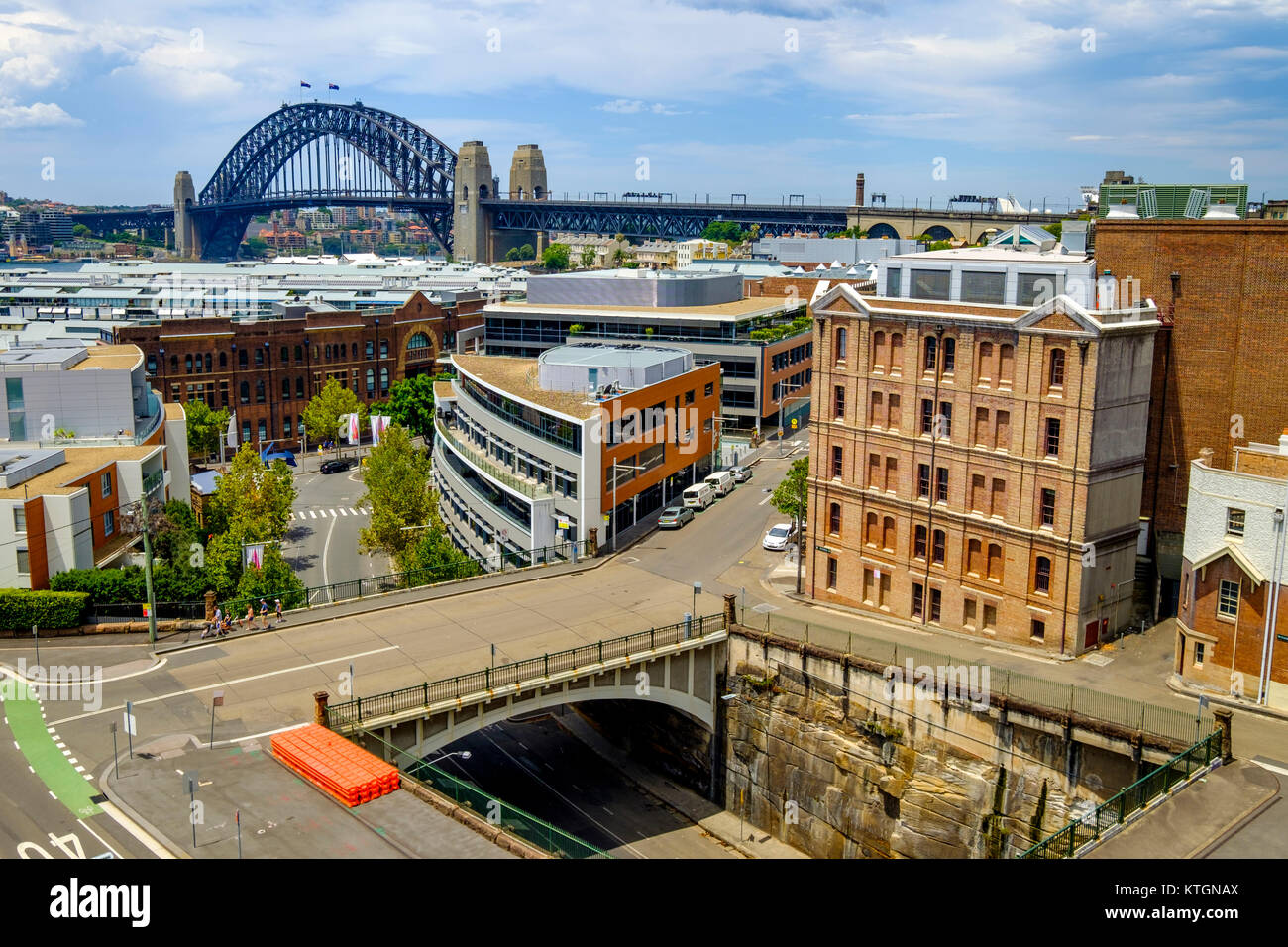 The Rocks and Sydney Harbour Bridge, view from Henry Deane rooftop at ...