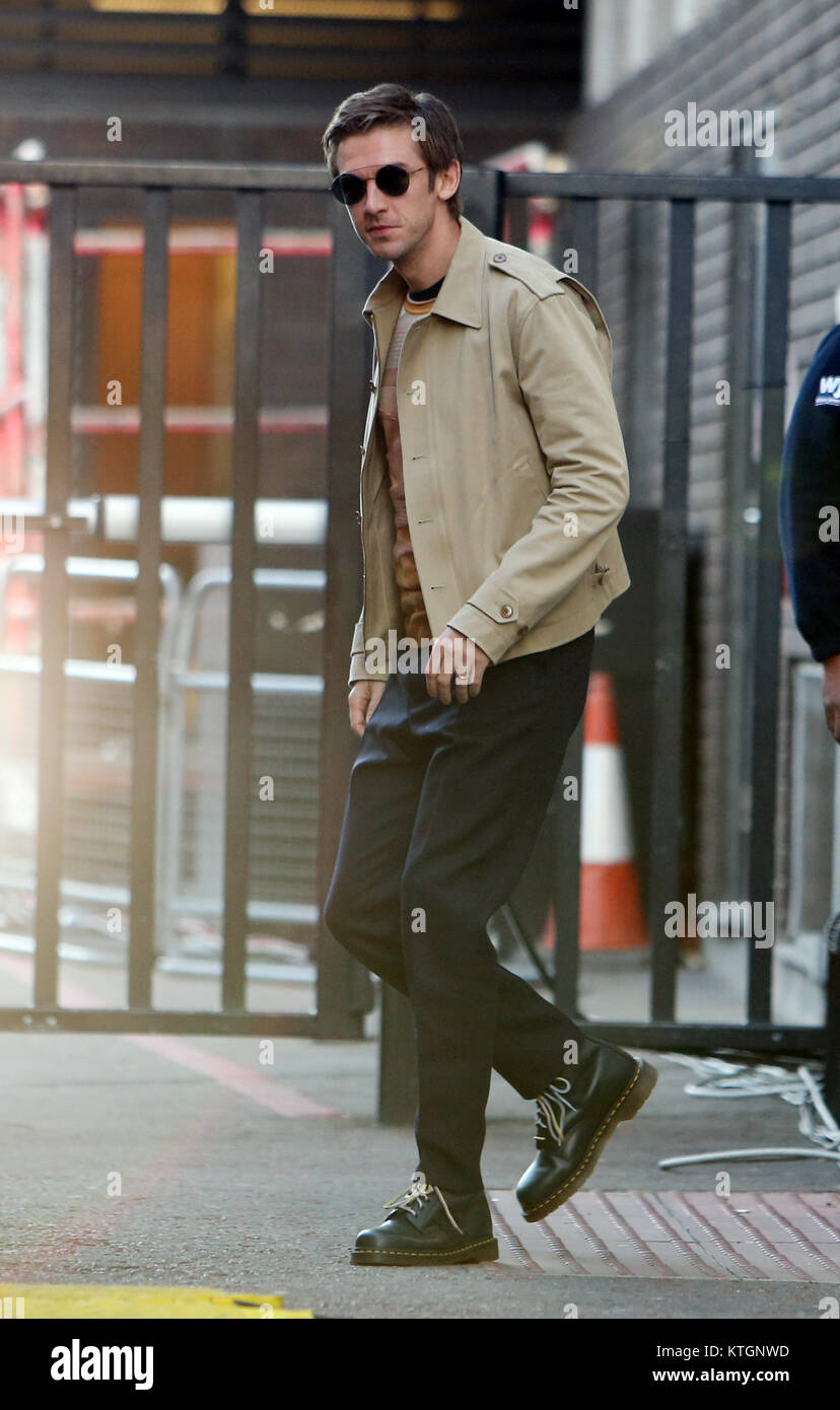 Dan Stevens outside ITV Studios Featuring: Dan Stevens Where: London ...