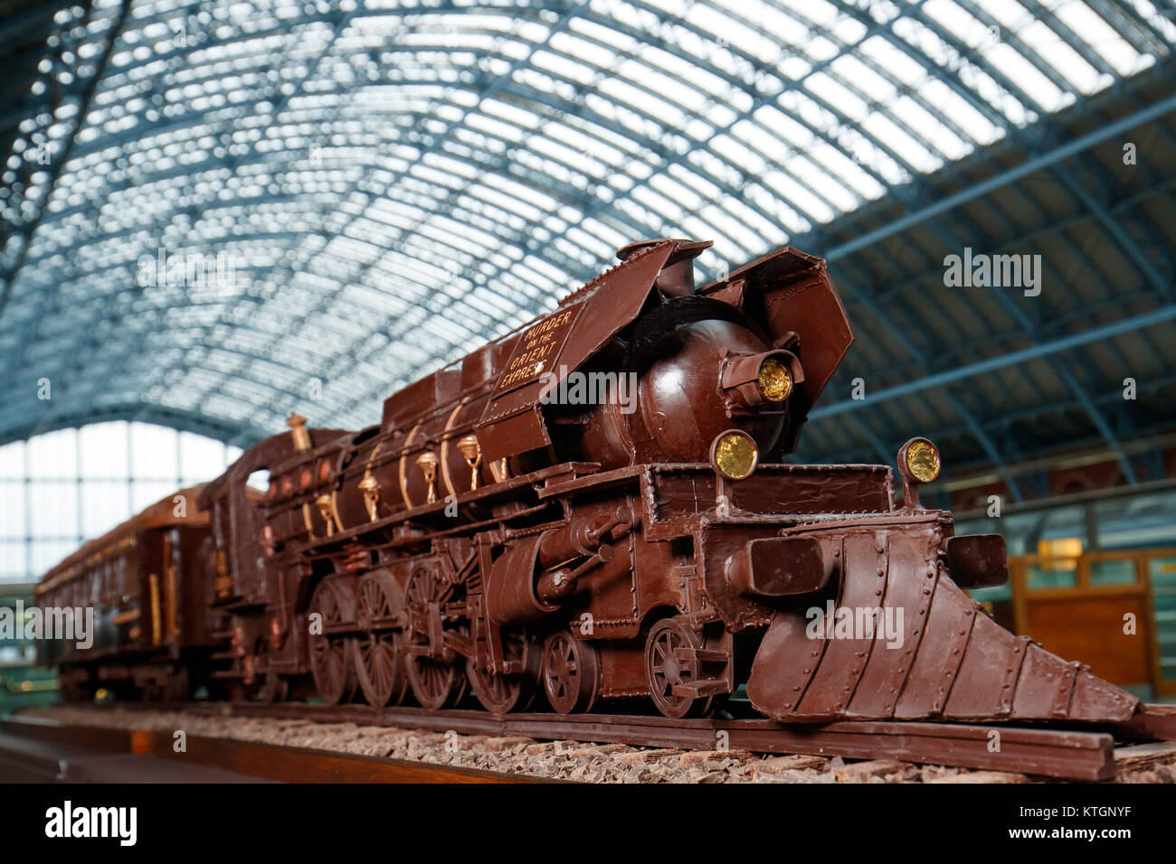 A 10ft chocolate train, inspired by the famed Orient Express, has been ...