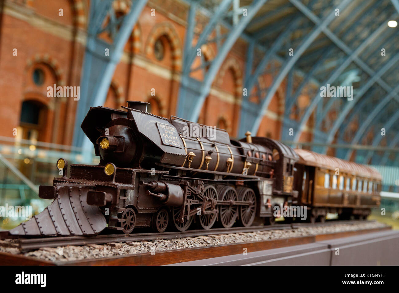 A 10ft chocolate train, inspired by the famed Orient Express, has been ...