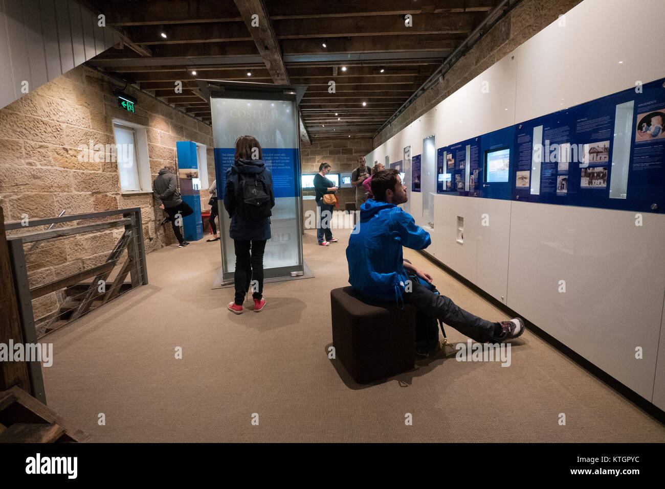 Sydney the rocks museum Stock Photo - Alamy
