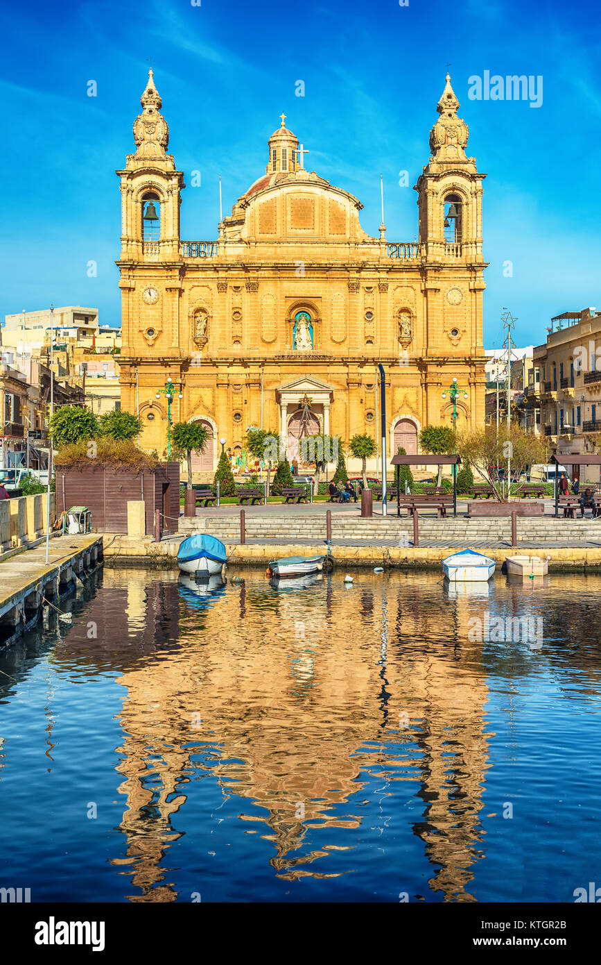 Msida parish church hi-res stock photography and images - Alamy