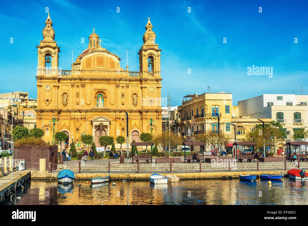 St. Joseph Parish Church in Msida, Malta Stock Photo - Alamy