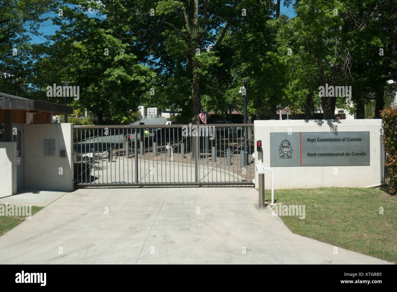 canada embassy canberra australia Stock Photo - Alamy