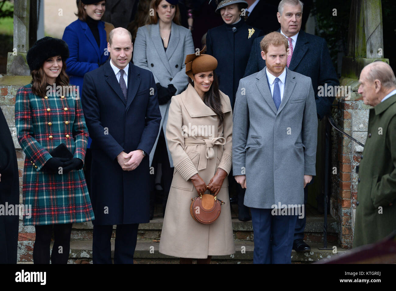 Meghan kate middleton church christmas hi-res stock photography and ...