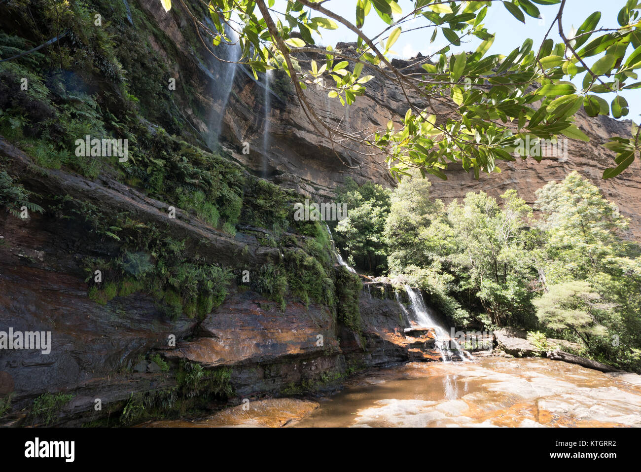 Water fall and mountains hi-res stock photography and images - Alamy