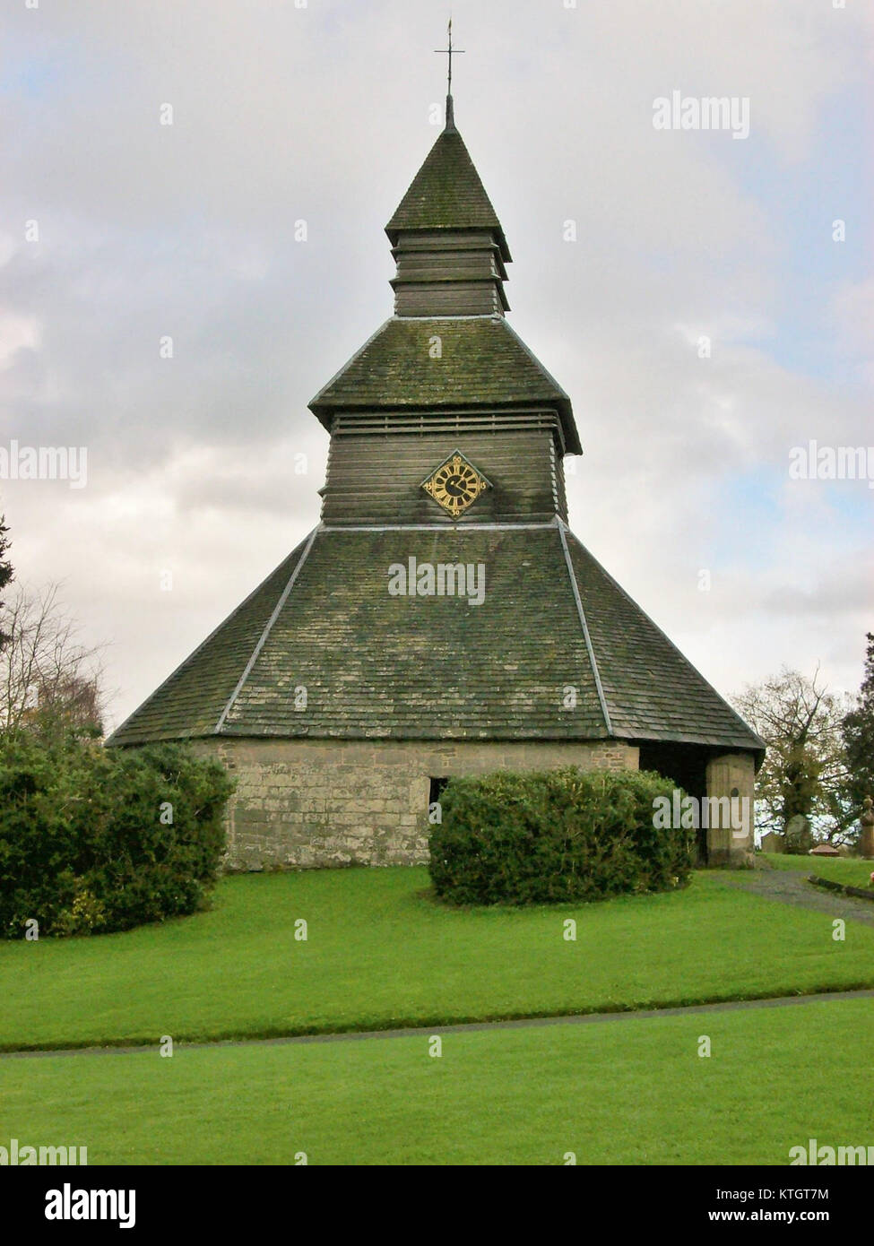The bell tower in Pembridge is a historic structure, commonly ...