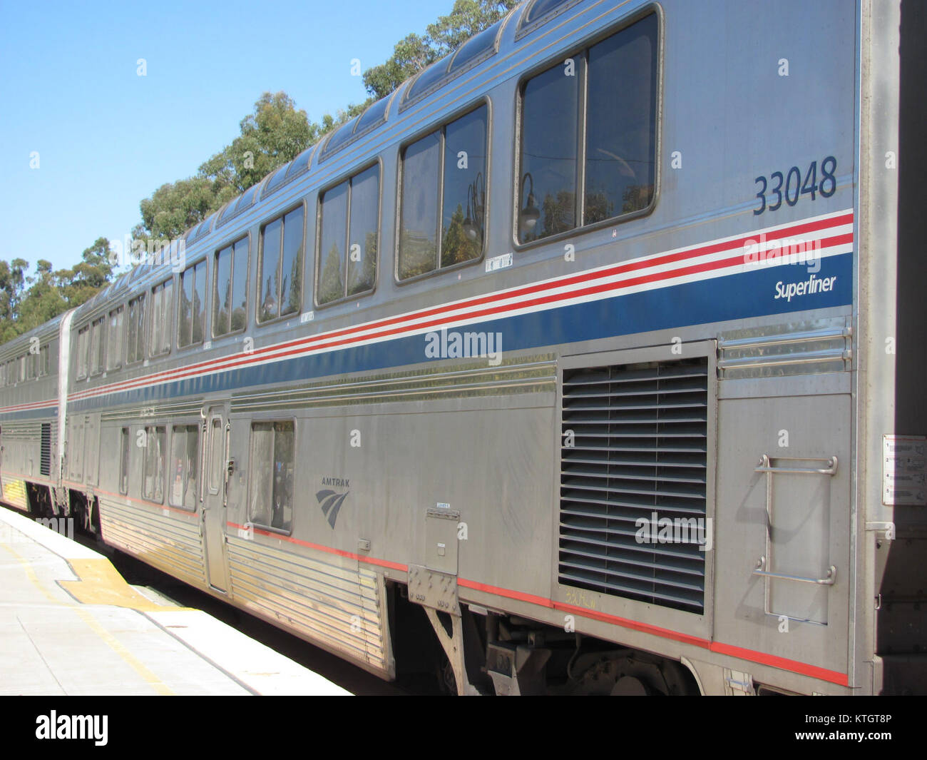 This image showcases the observation car of the California Zephyr, a ...