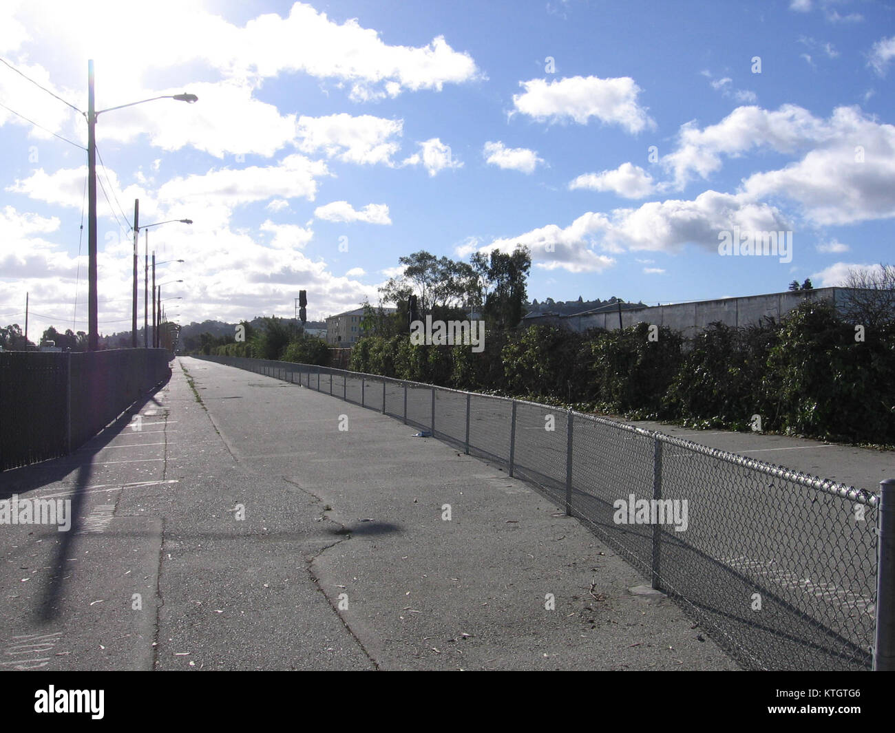Photograph of Bay Meadows Station, taken in 3092 06. The image depicts ...