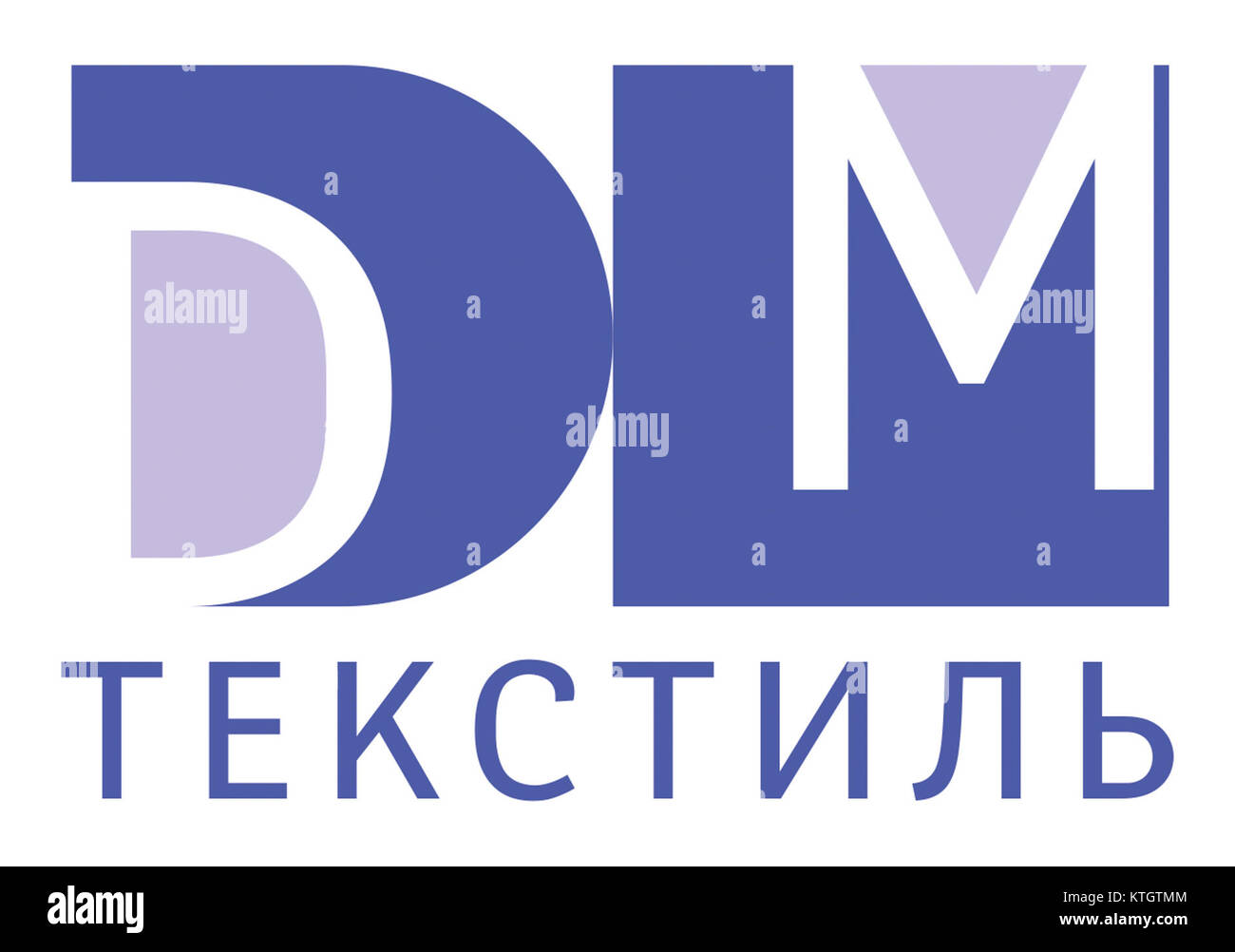 The 'DM Textile logo new' likely refers to a modernized or updated logo ...