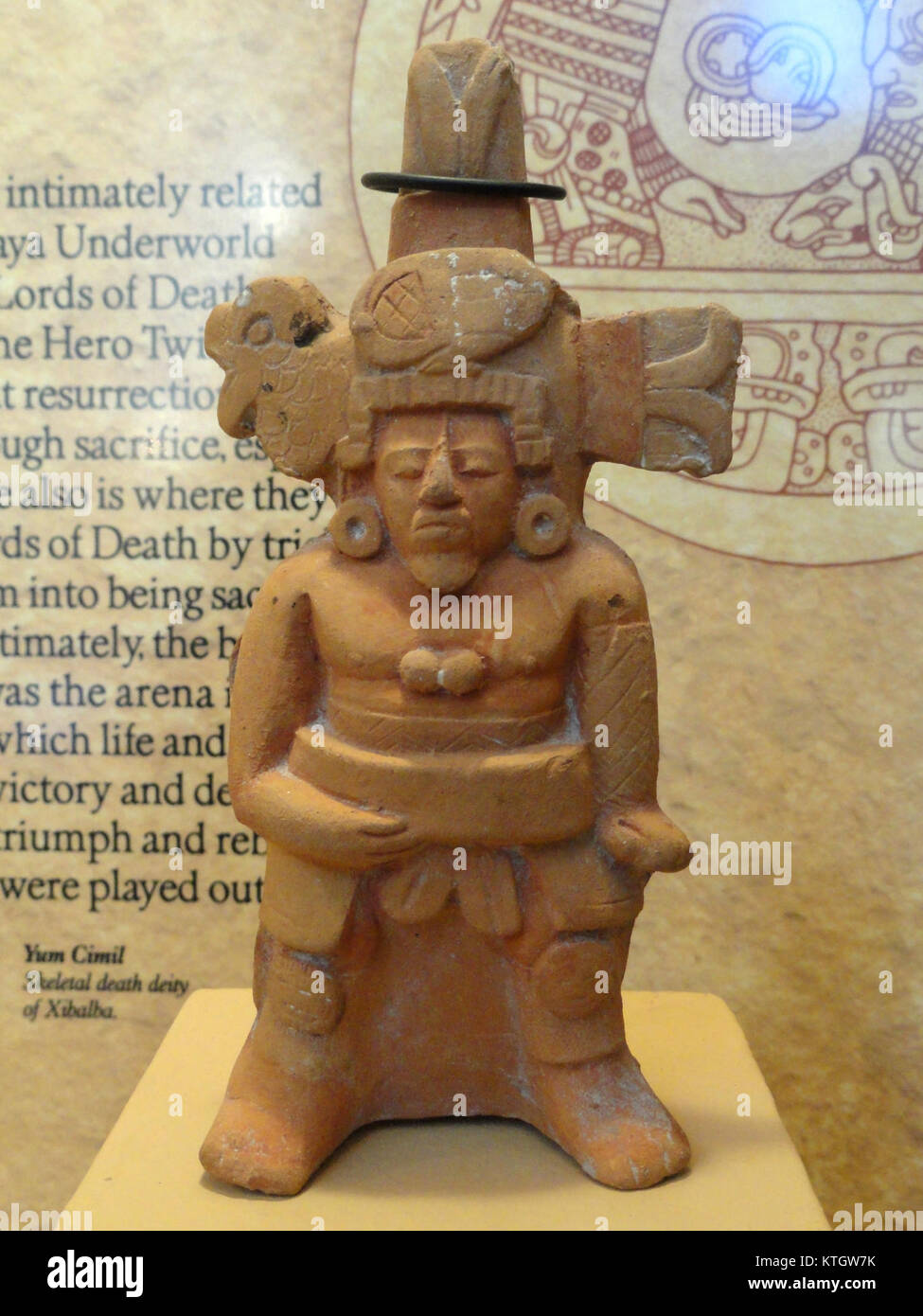 This whistle, a late Classic Mayan artifact in the shape of a ball ...
