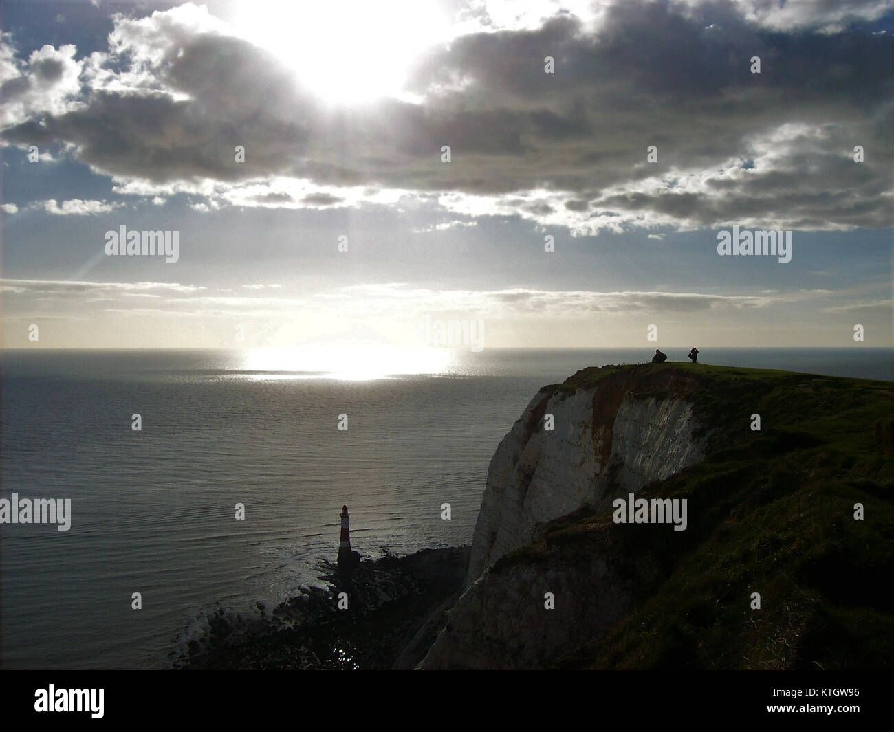 Beachy Head is a prominent chalk cliff located on the southern coast of ...