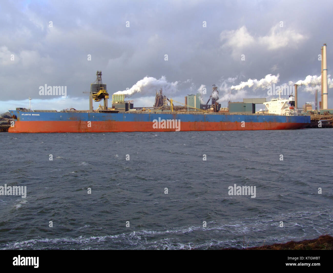 This refers to the Atlantic Bridge ship, identified by IMO 9303833 and ...